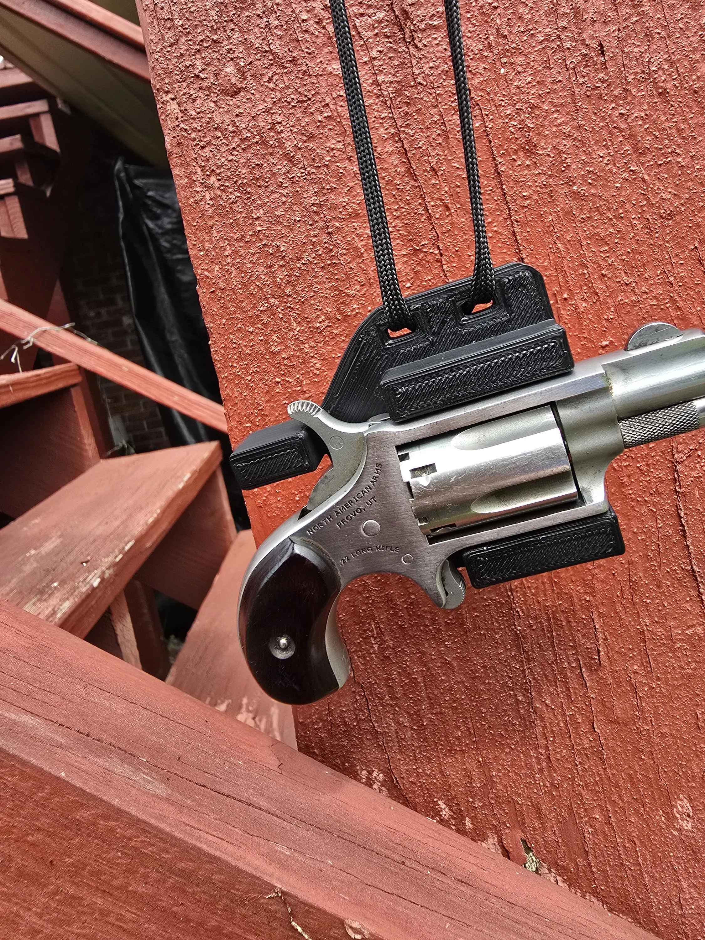 Necklace Holster For Small Frame 22LR NAA mini gun with Magnetic ...