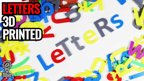 3d print Letters | printednest