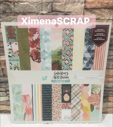 Cartulina para Scrap Saturday Afternoon | ximenascrap