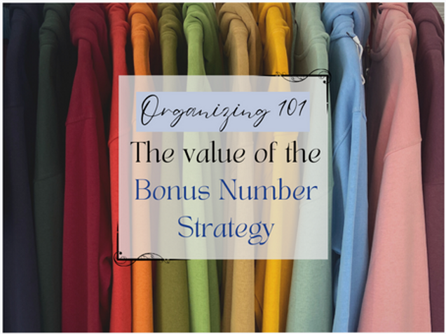 Control the Chaos | Blog | Organizing 101: The Bonus Number Strategy ...
