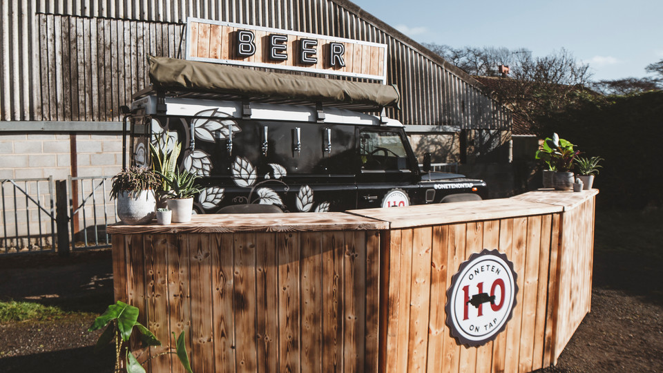Defender Beer Wagon | Mobile Bar | Yorkshire Vehicle Hire