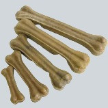 Pressed Rawhide Bone 8 inches | Dog Bones Direct