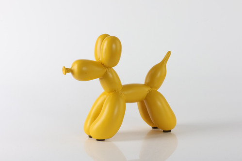 Matte Yellow Balloon Dog | yappiedogs