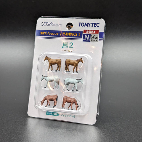 Tomytec "The Animal Collection" Horses 2 (103-2) | J-Scale.com