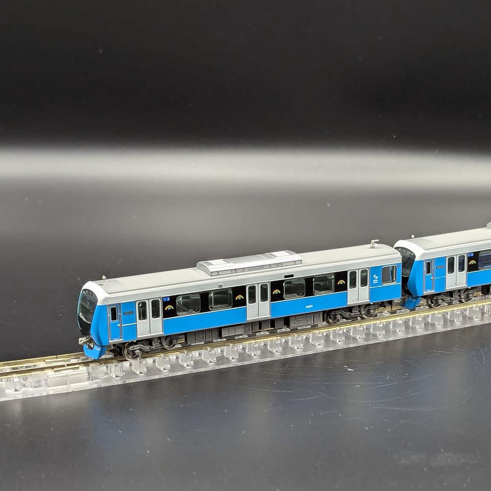 GreenMax 31847 - Shizuoka Railway A3000 Series (Clear Blue) (2-Car Set ...
