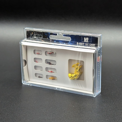 Kato 6-607 - Figuanimal Japanese Animal 1/87 Carp (9 Pieces) | J Scale