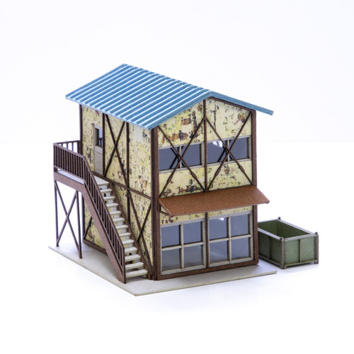 Miniature Kobo PKNS1012A1 - Old Prefabricated Building A | J Scale
