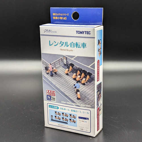 Tomytec 330349 - Visual Scene Accessory 140 Rental Bicycle | J Scale