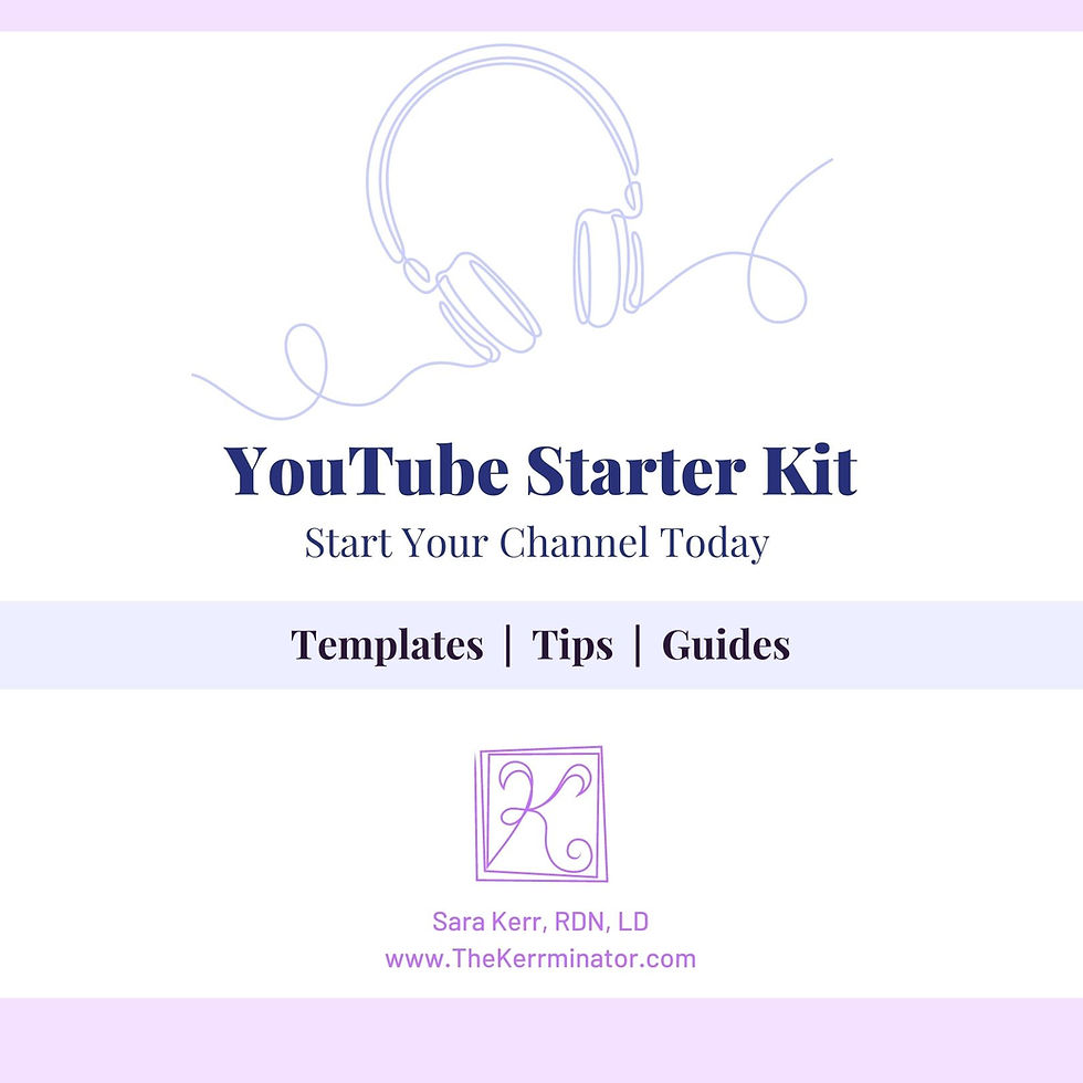 YouTube Starter Kit: Equipment for Beginners