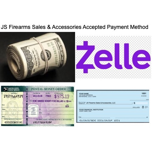 JS Firearms Sales & Accessories, LLC Payment Types | JS Firearms Sales