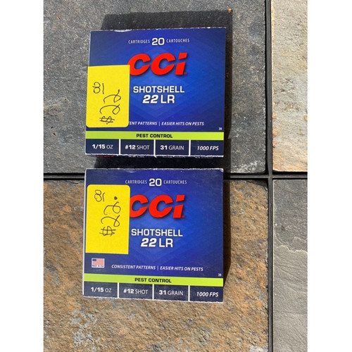 CCI 22LR ShotShells | 37mm And Exotic