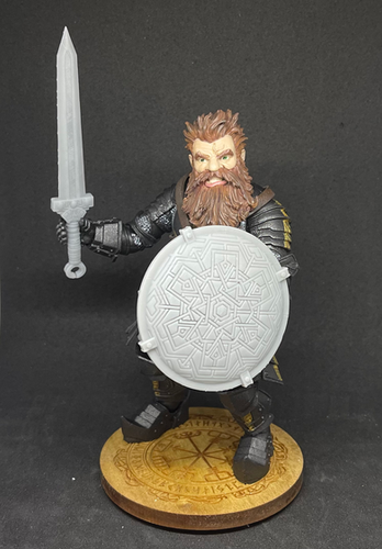 Dwarf Sword Shield Sheath | The ToyForge