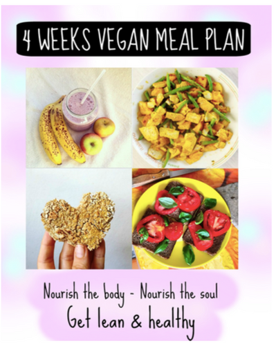 4 WEEK VEGAN MEAL PLAN | awaytohealthy