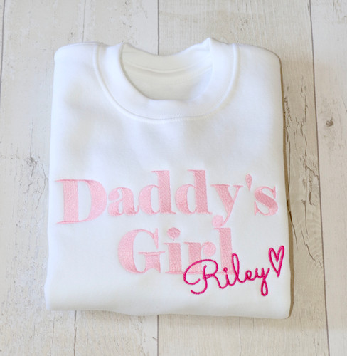 Daddy's Girl | Personalised | Pink | Fathers Day | Dotty Daydreams
