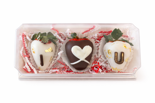 Choco-Strawberries Trio | Hugs & Box