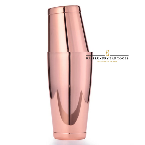 Boston Shaker 28oz with Half Tin 18oz Rose Gold | Bali Luxury Bar Tool