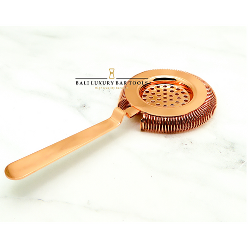 No-Prong Hawthorne Strainer Rose Gold | Bali Luxury Bar Tool