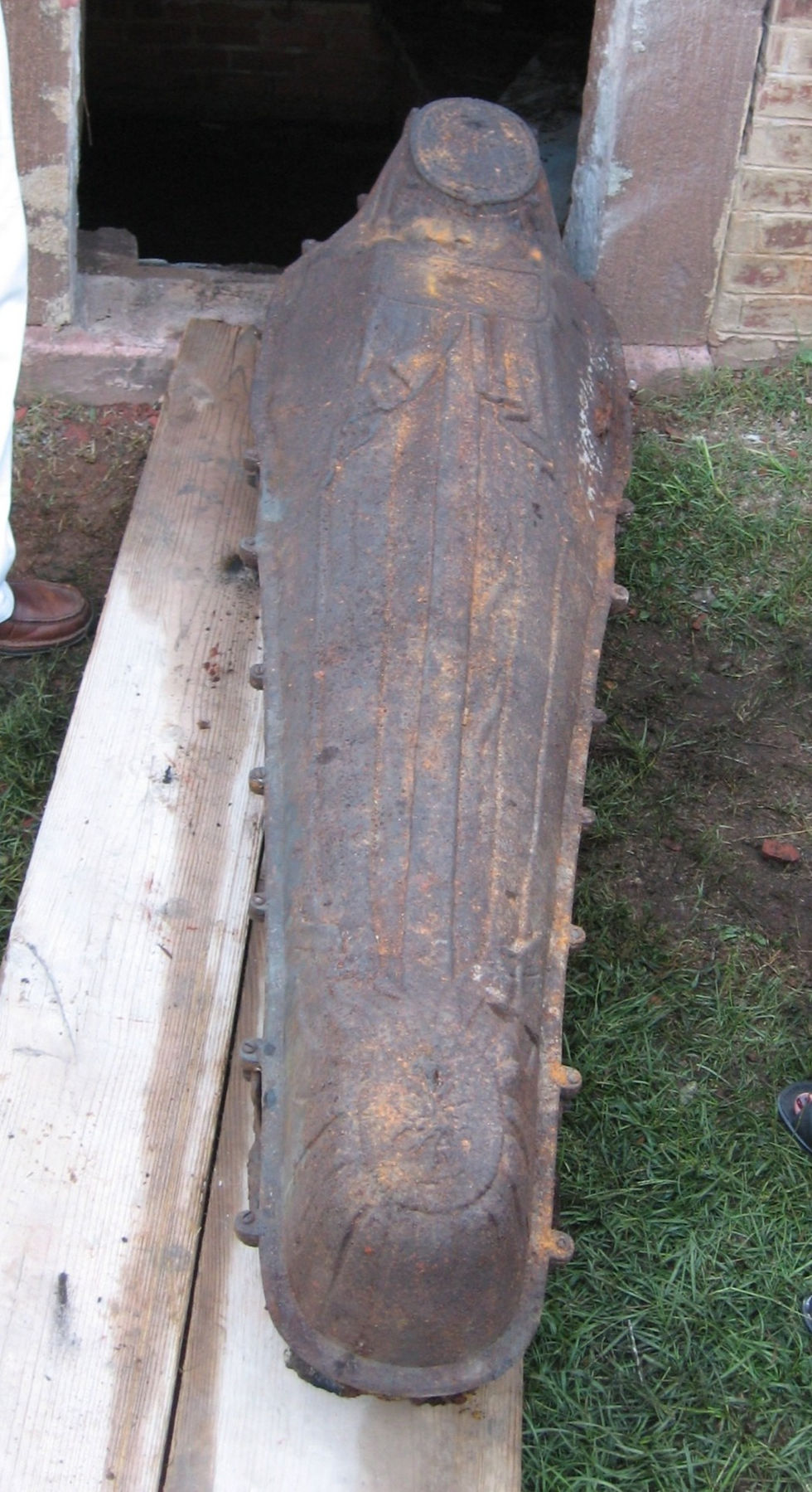 Angling for Mythical Fish, Catching a Legendary Fisk Iron Mummy Casket