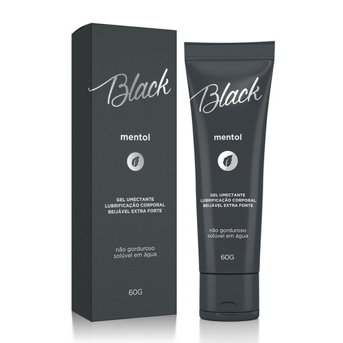 Lubrificante Íntimo Beijável Black Mentol Extra Forte - 60g | Intimix ...