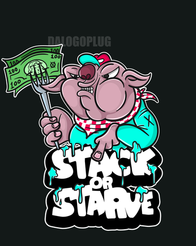 Stack ir Starve pdf file for clothes or patches | Da Logo Plug