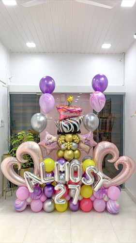 Grand Birthday Display | Bespoke Balloons