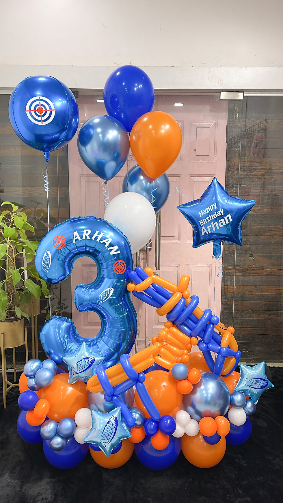 Nerf Gun Theme Display | Bespoke Balloons