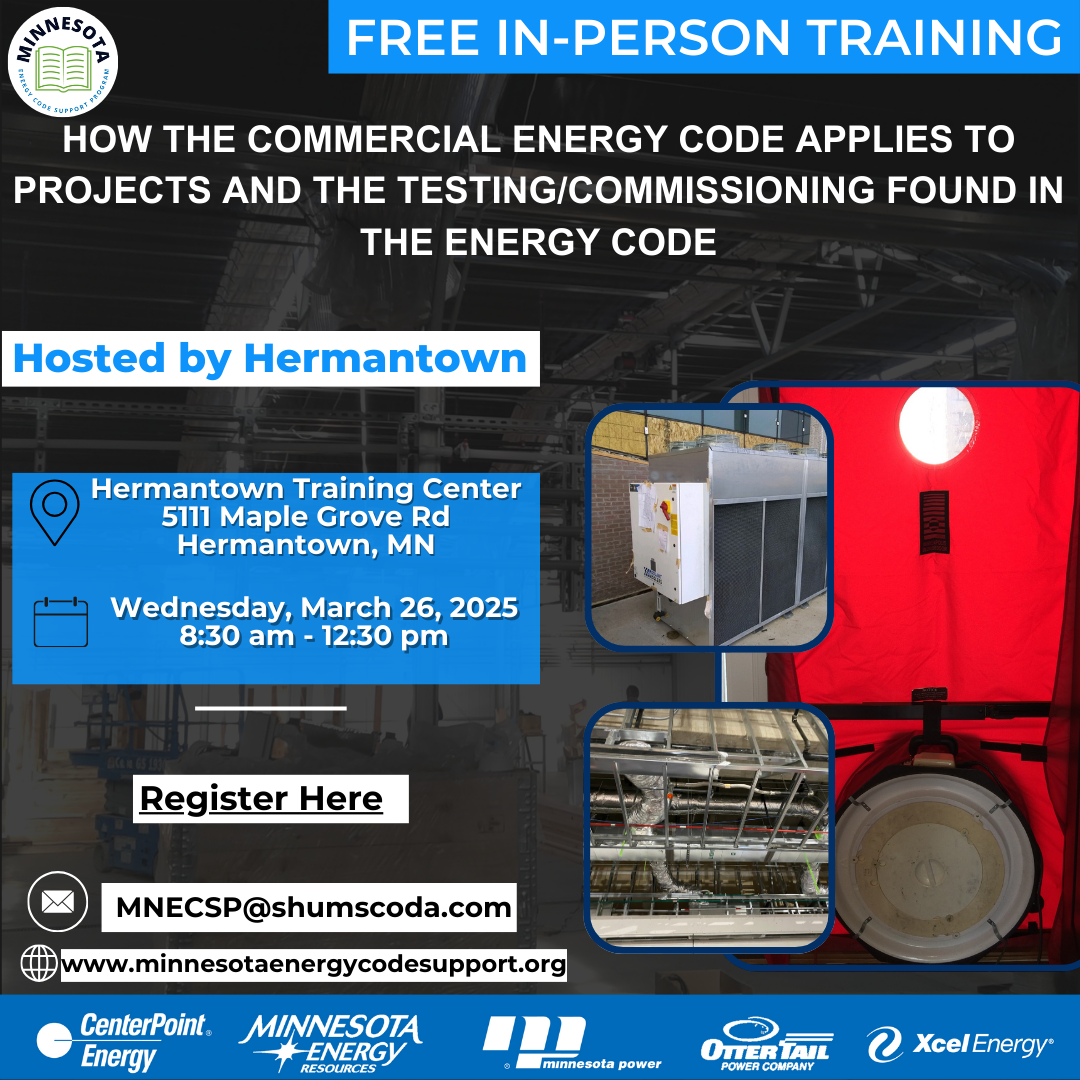 How the Commercial Energy Code Applies to Projects and the Testing ...