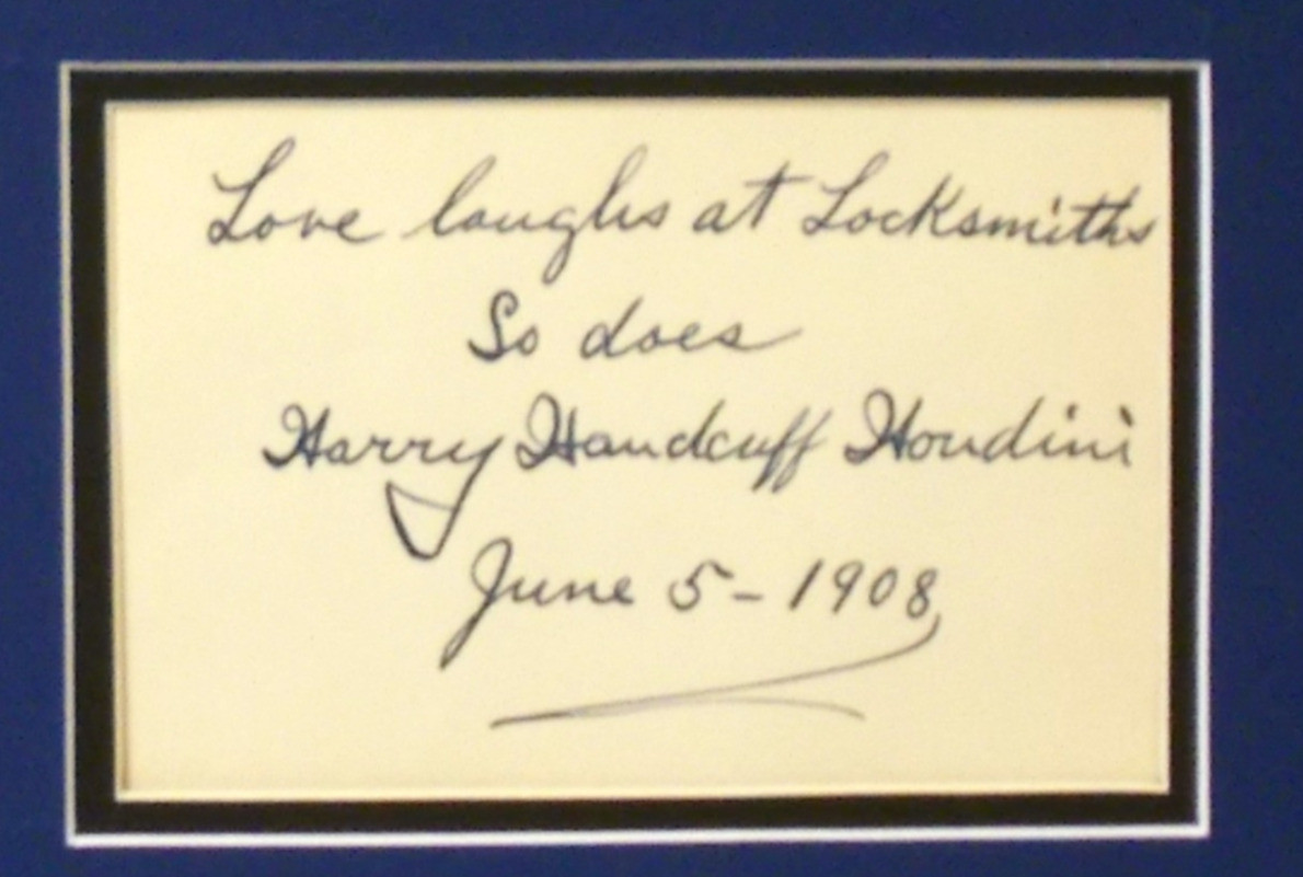 Famous Autographs Examination | America's Memories - Certified ...