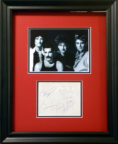 Queen Band autographs | America's Memories - Authentic Famous Autographs
