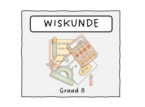 Graad 8_Wiskunde Algebra Notastel | Noted Summaries