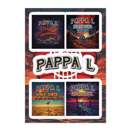 Album Sticker Sheet | Pappa L Music