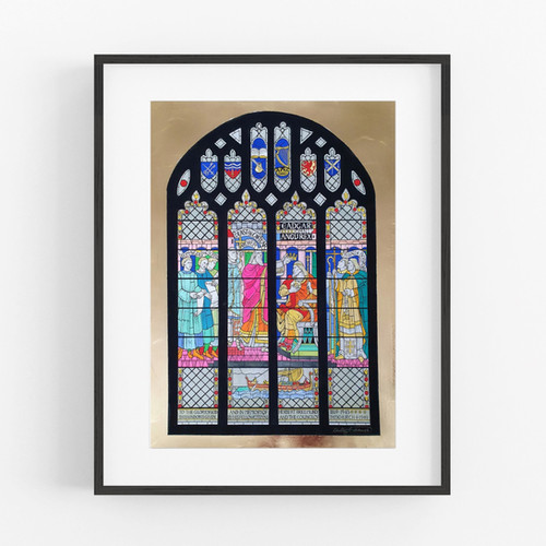 King Edgar Window: Art for Sale at Shelley Ashkowski Artist