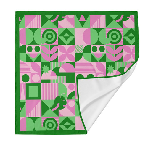 All-Over Print Unisex Silk Bandana | Queen of Para