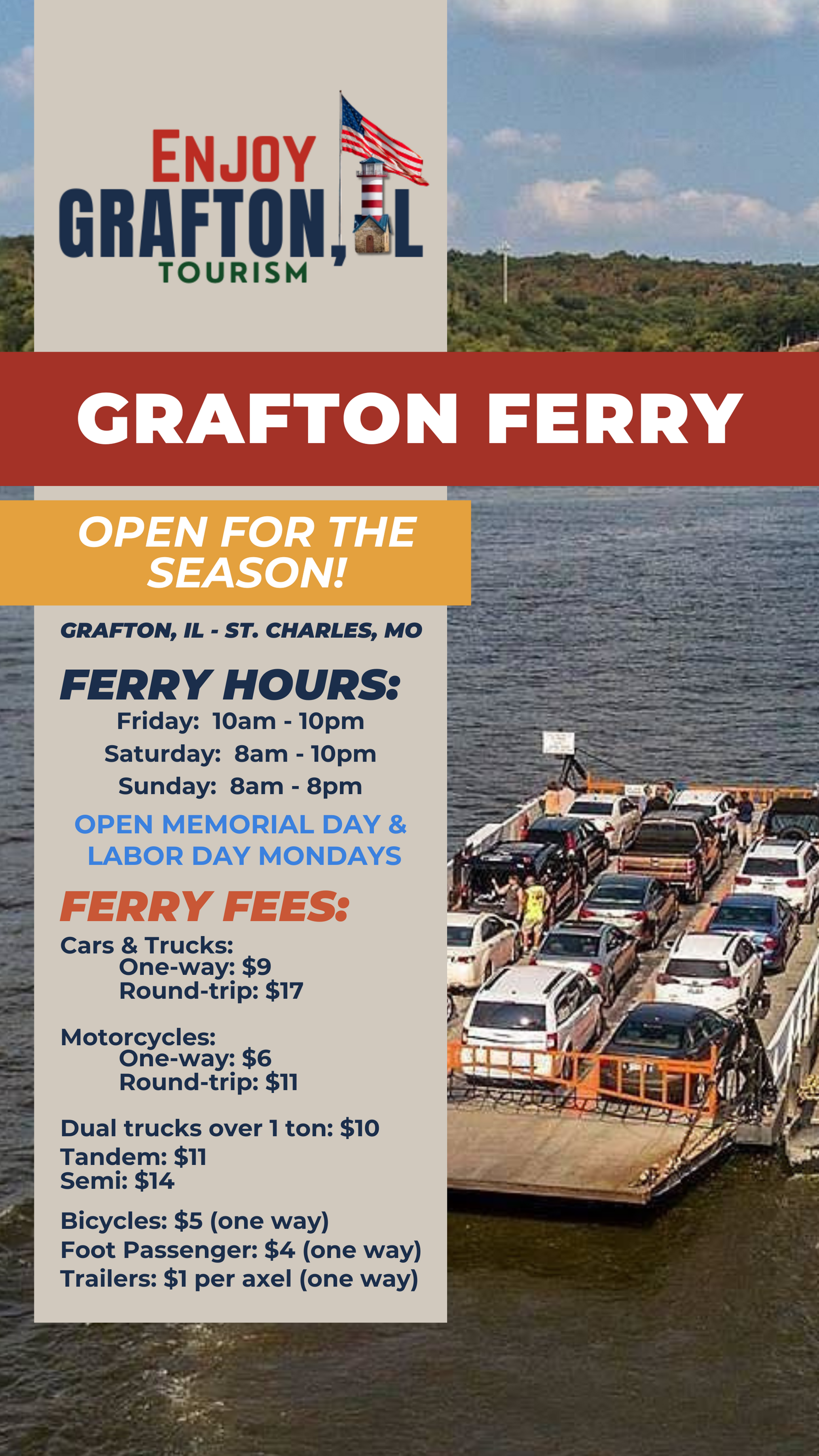 Grafton Ferry | Enjoy Grafton, IL