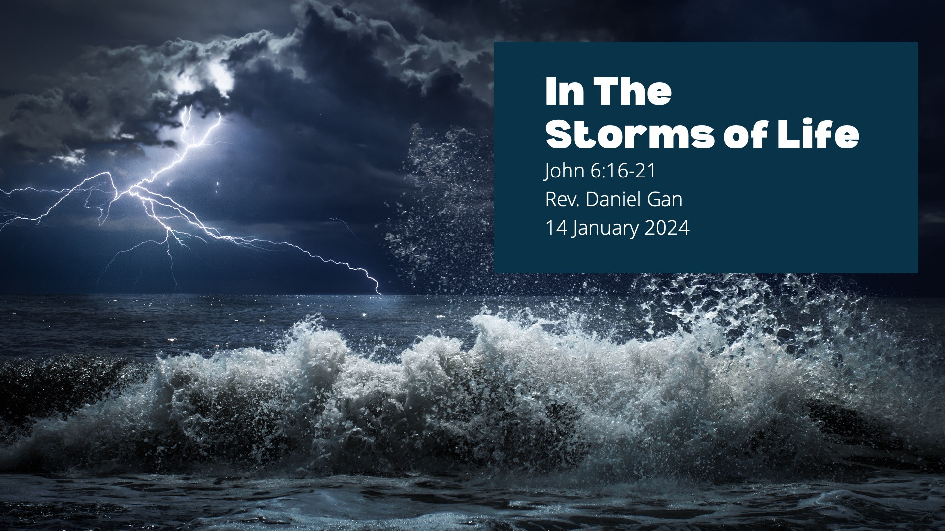 In the storms of life | Moriah BP Church