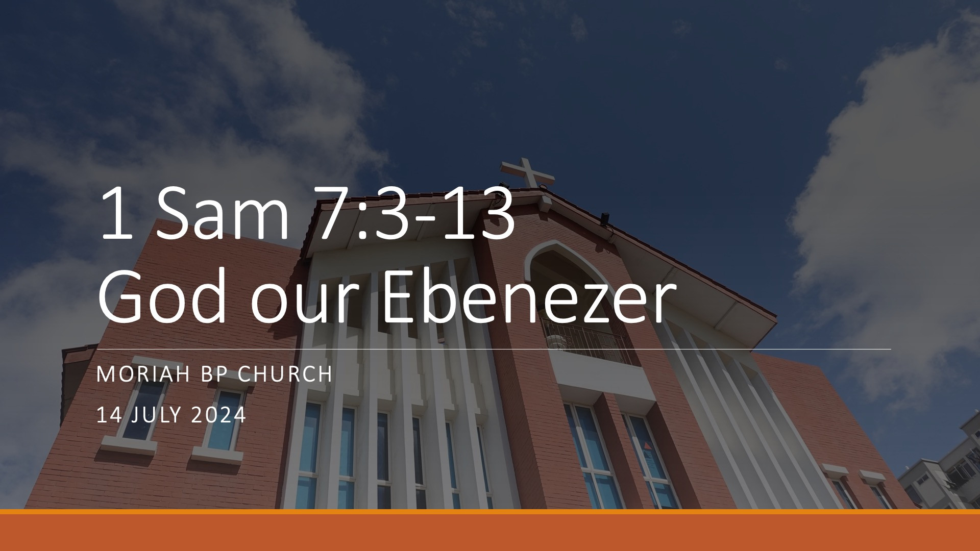 God our Ebenezer | Moriah BP Church
