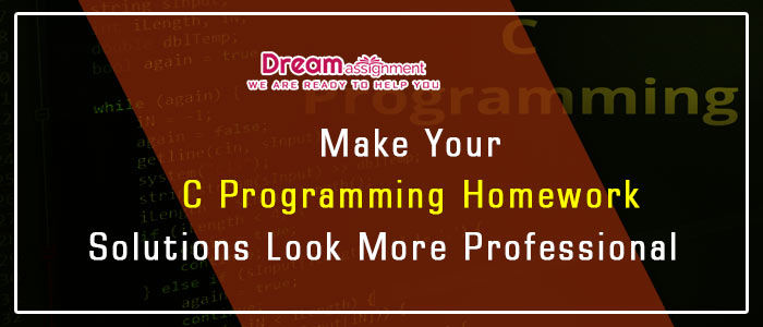 Make Your C programming Homework Solutions Look More Professional