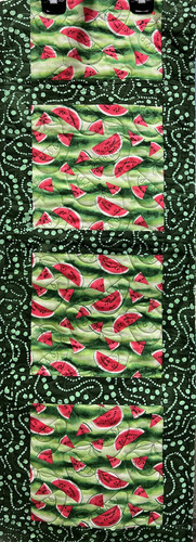 Watermelon Feast, Table Runner, 14” x 48” | Peace By Piece Quilt