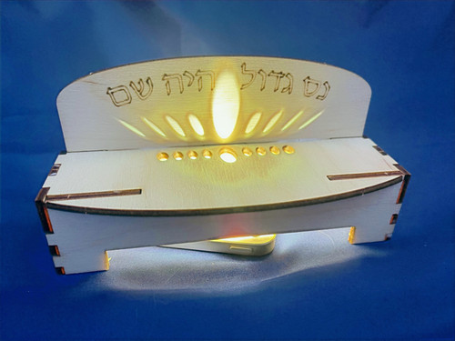 Menorah (Cell Phone Flashlight) | Kesher Crafts