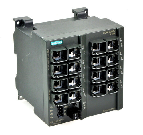 Siemens Scalance X116 6gk5116-0ba00-2aa3 Cinza | Solutech