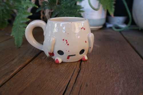 Bloody Bunny Mug (a.k.a. Murder rabbit) | Skeletal Dropkick