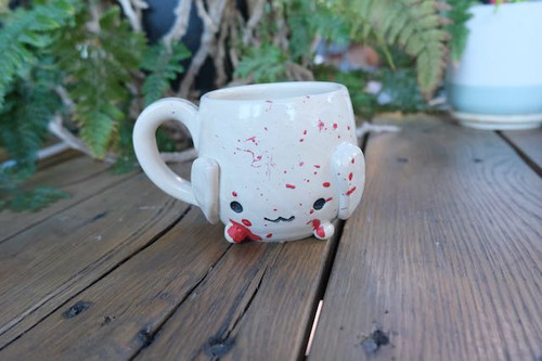 Bloody Bunny Mug (a.k.a. Murder rabbit) | Skeletal Dropkick