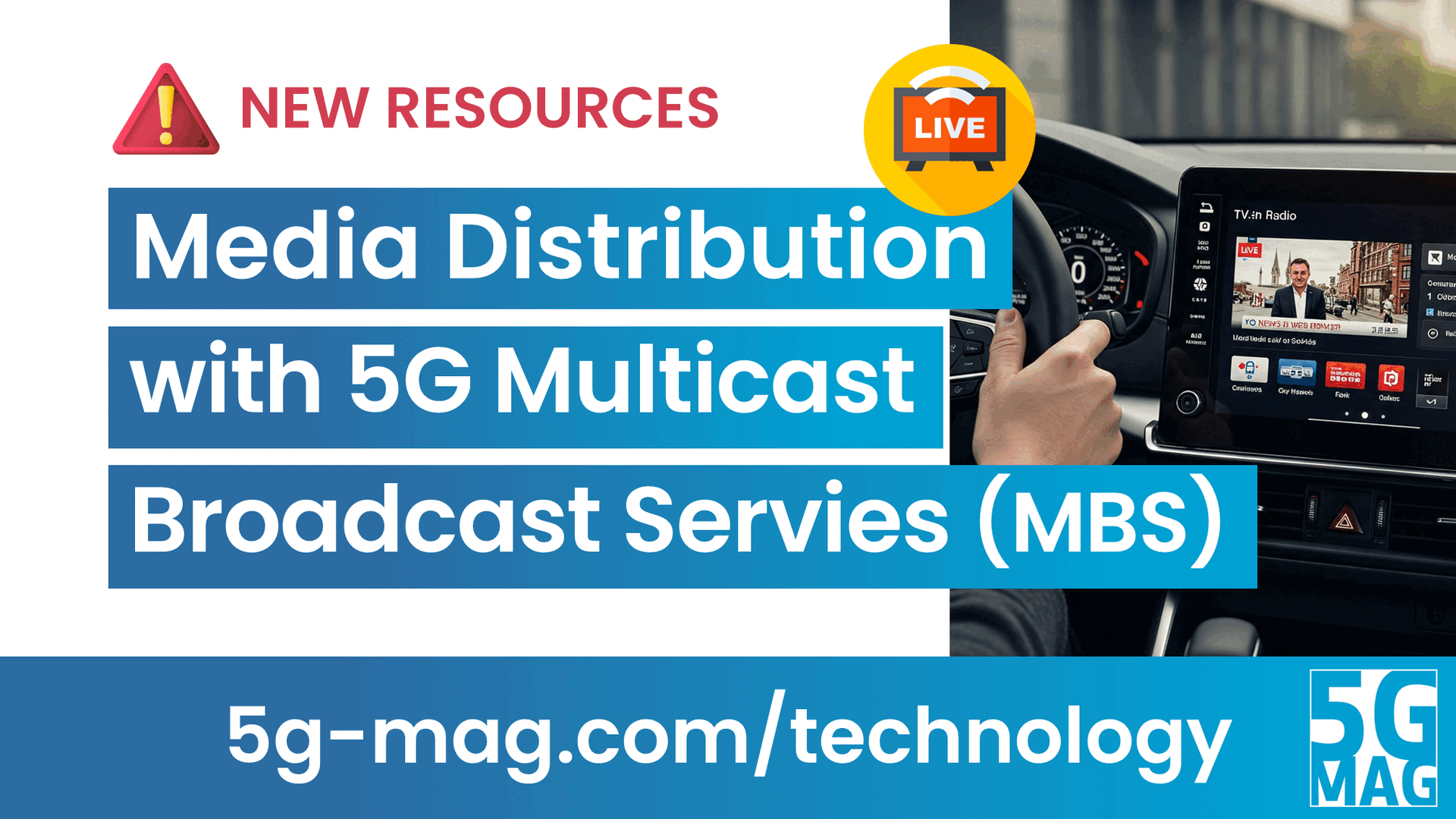 Media distribution with 5G Multicast-Broadcast Services (MBS)