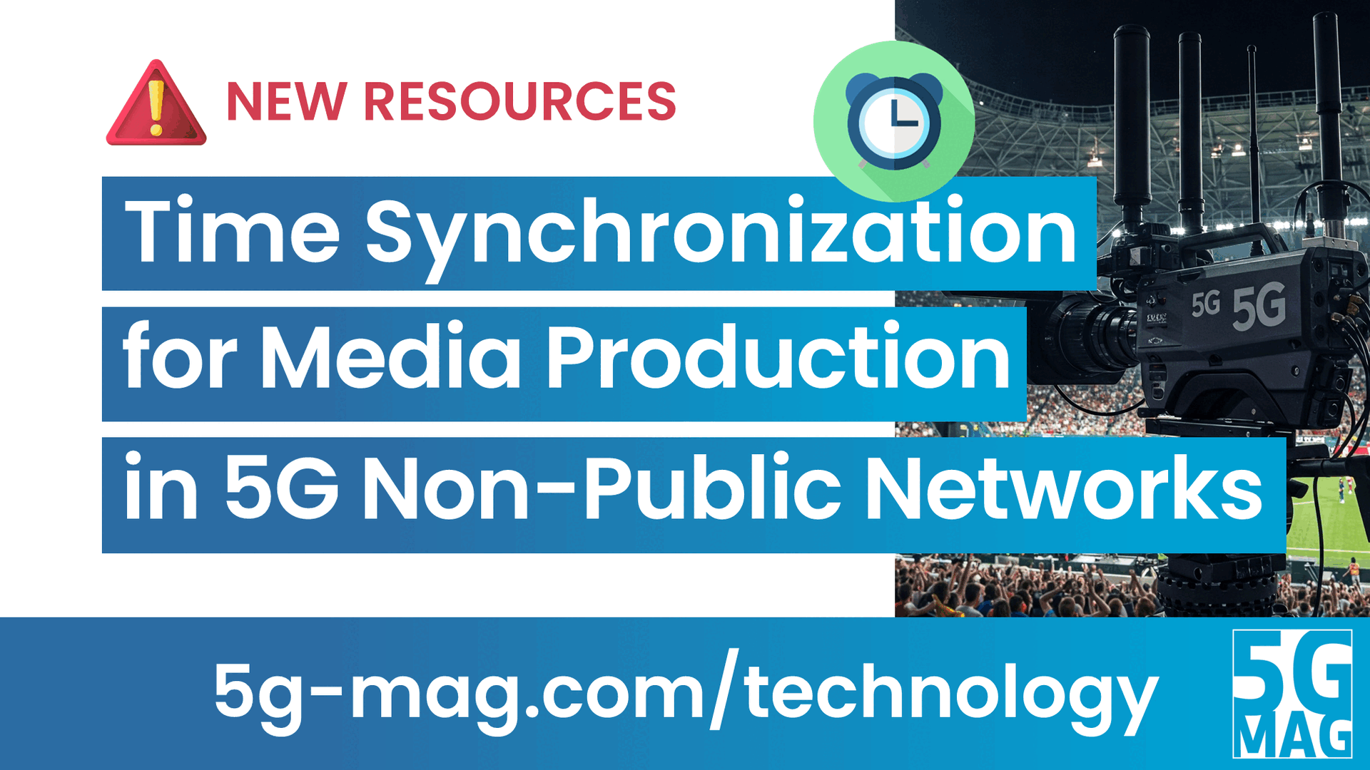 Time synchronization services for media production over 5G networks