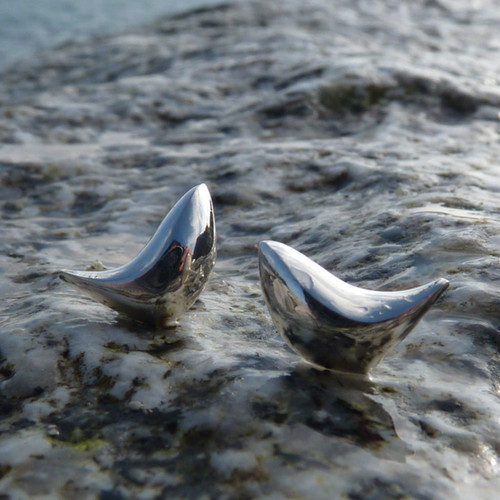 Silver Wren Studs | Becca Williams