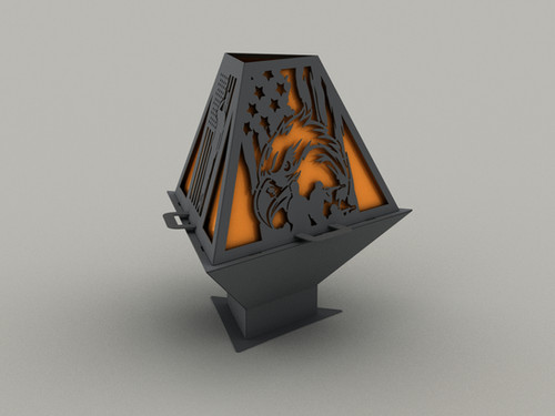 Fire pit "Fire of Memory" (welding assembly). DXF fire pit, file plasma ...