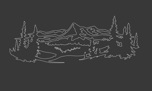 Nature12. Free DXF file for plasma, laser cutting. | Cutting plan DXF