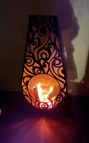 Column fire pit, DXF file plasma, laser cutting. 3 size options. 3 DXF ...