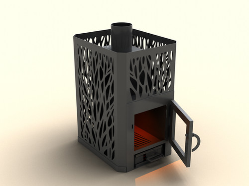 Sauna stove (welding assembly). DXF file plasma, l | Cutting plan DXF