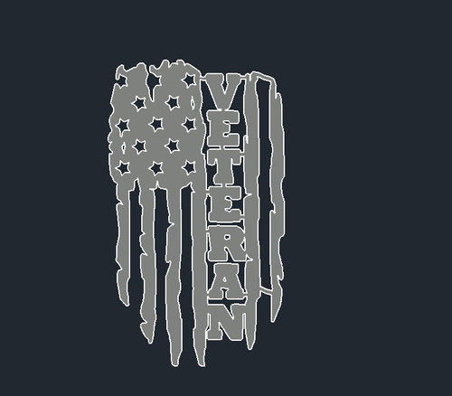 Veterans Day 1 | Cutting plan DXF